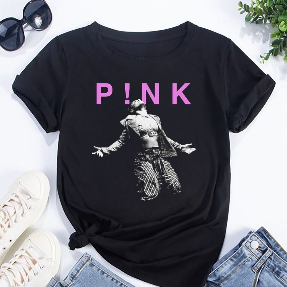 P!Nk 2024 Concert Merch, Pink Singer 90s Vintage Tee,… - Gem